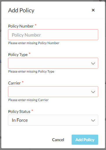 How Do I Add Policies to Proformex?