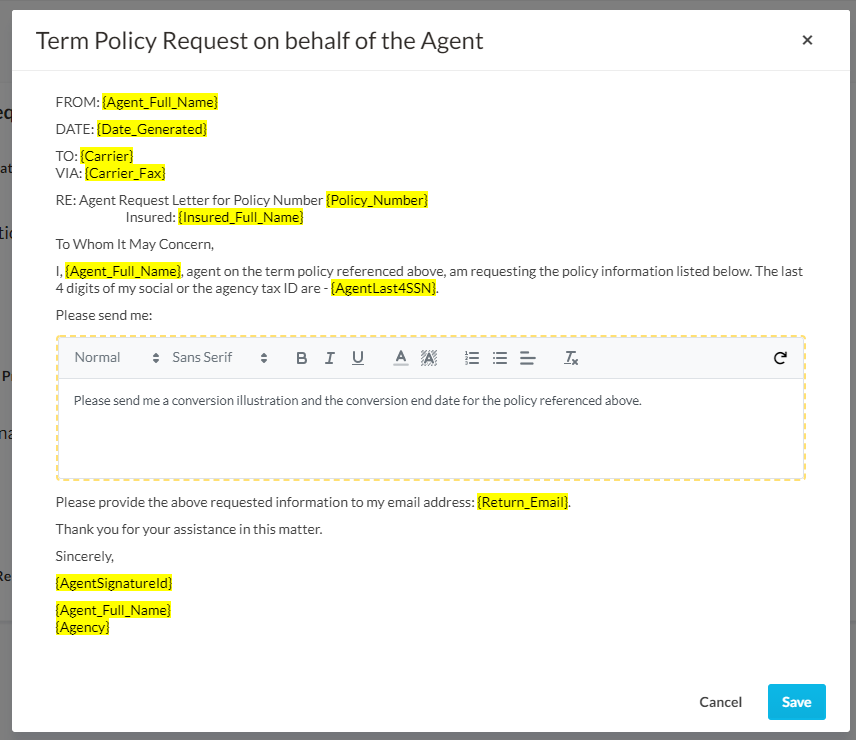 Are InForce Illustration Requests Customizable?